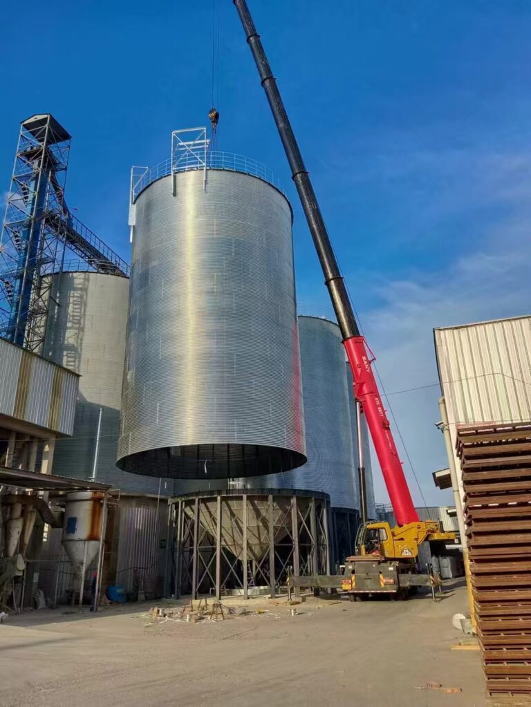 Galvanized Steel Hopper Bottom Rice Paddy Grain Silo - Grain Solution ...